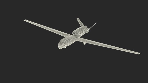 modelo 3d RQ-4D Phoenix Global Hawk Drone aparejado - TurboSquid 2158869