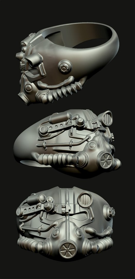 3D Fallout Ring 3D-print model file - TurboSquid 2136850