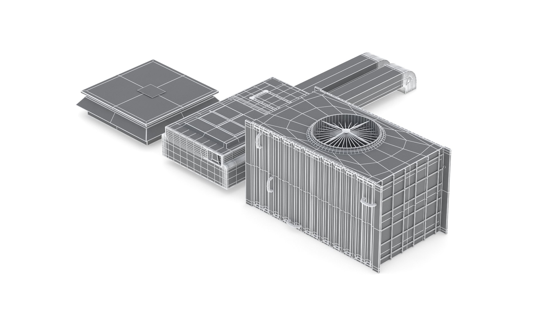Roof Rooftop 3D - TurboSquid 1582038