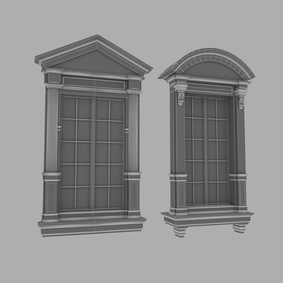Classical Windows Model - TurboSquid 1445512