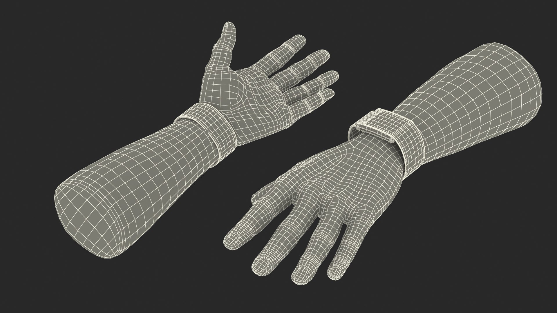 3D Hand Wearing Whoop 4 Tracker White model - TurboSquid 2116181