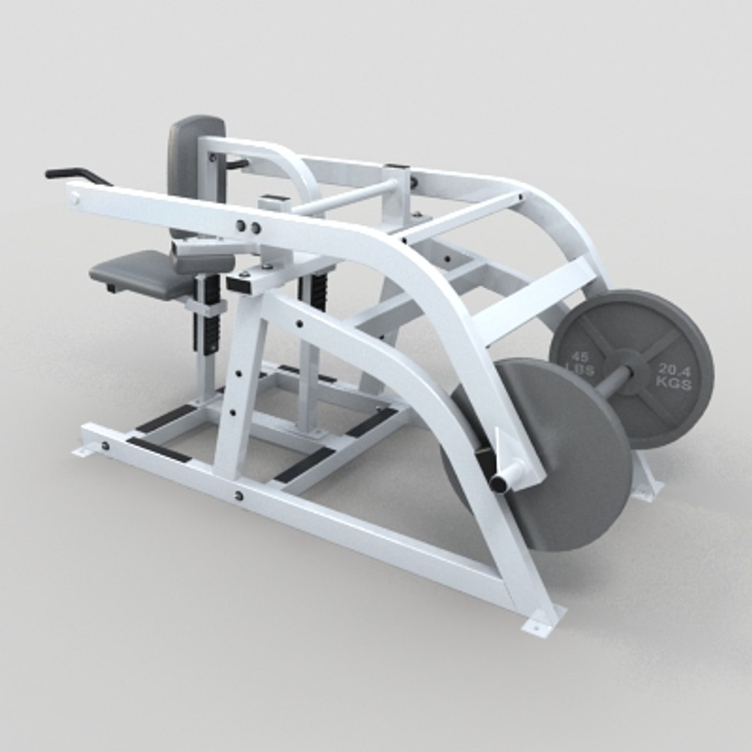 gym equipment machine weight 3d model
