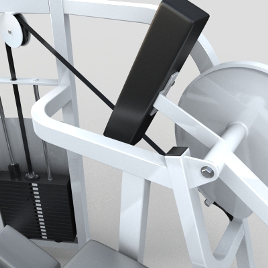 gym equipment machine weight 3d model