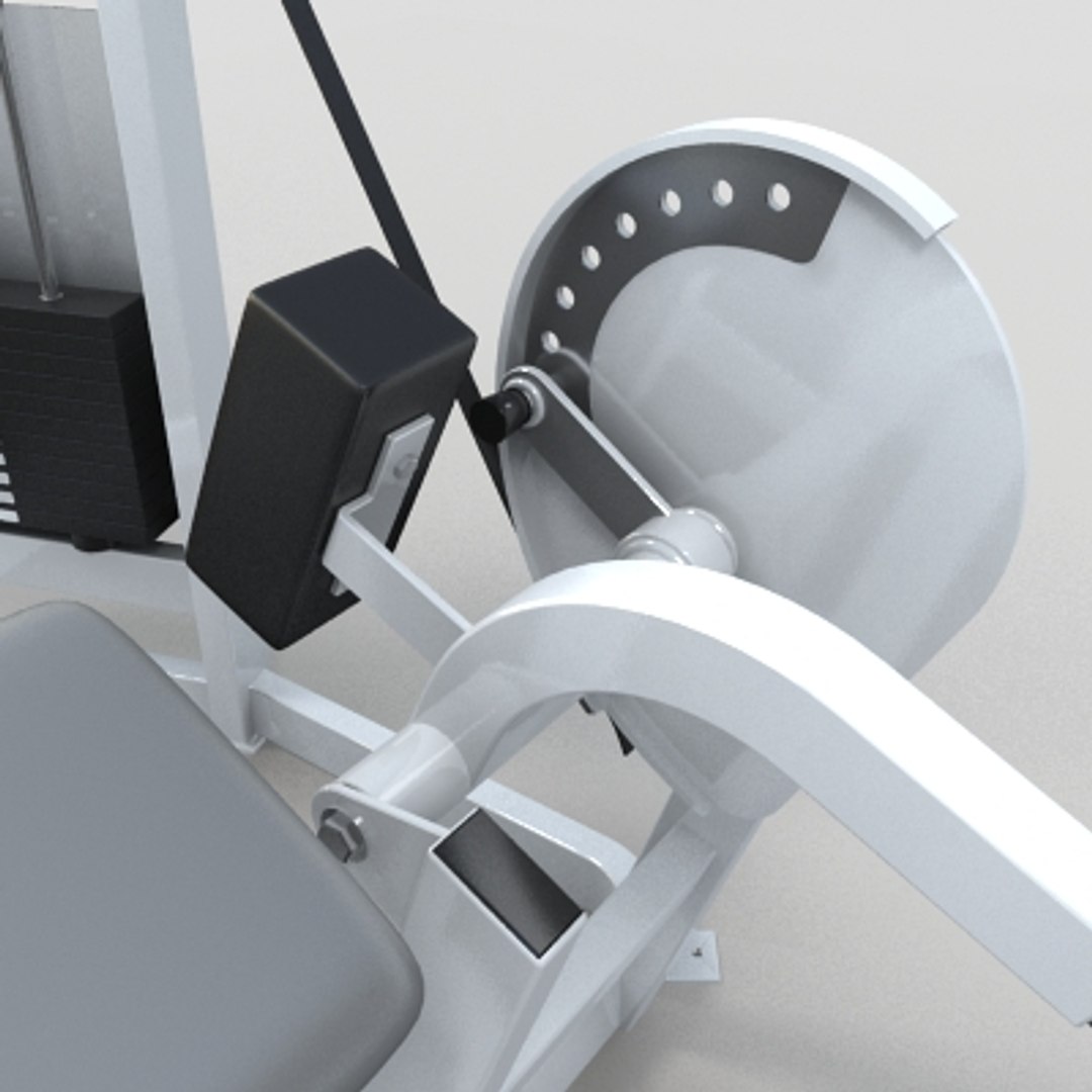 gym equipment machine weight 3d model
