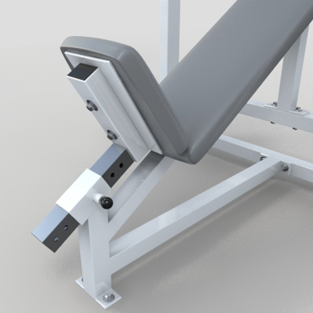 gym equipment machine weight 3d model
