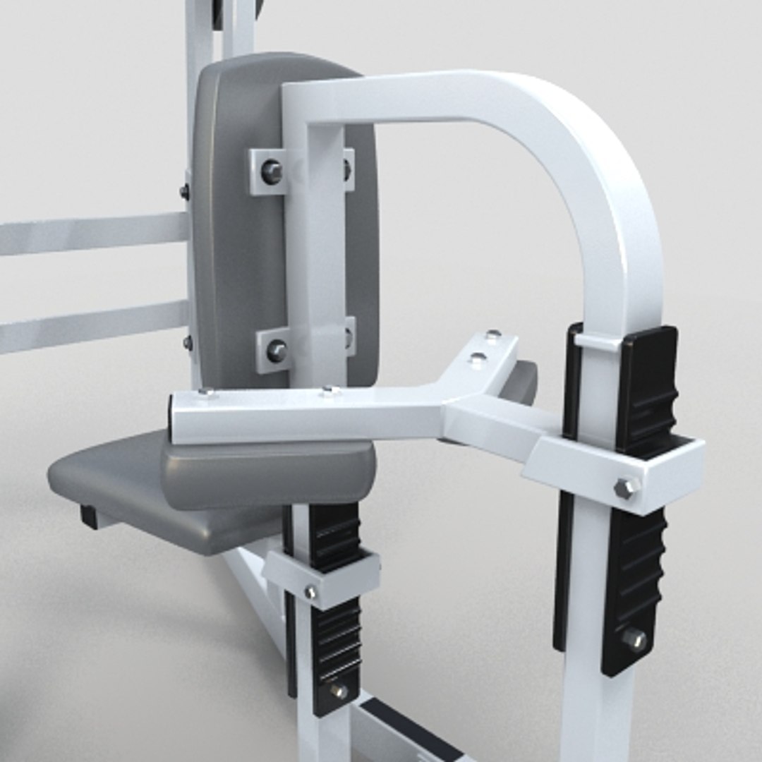 gym equipment machine weight 3d model