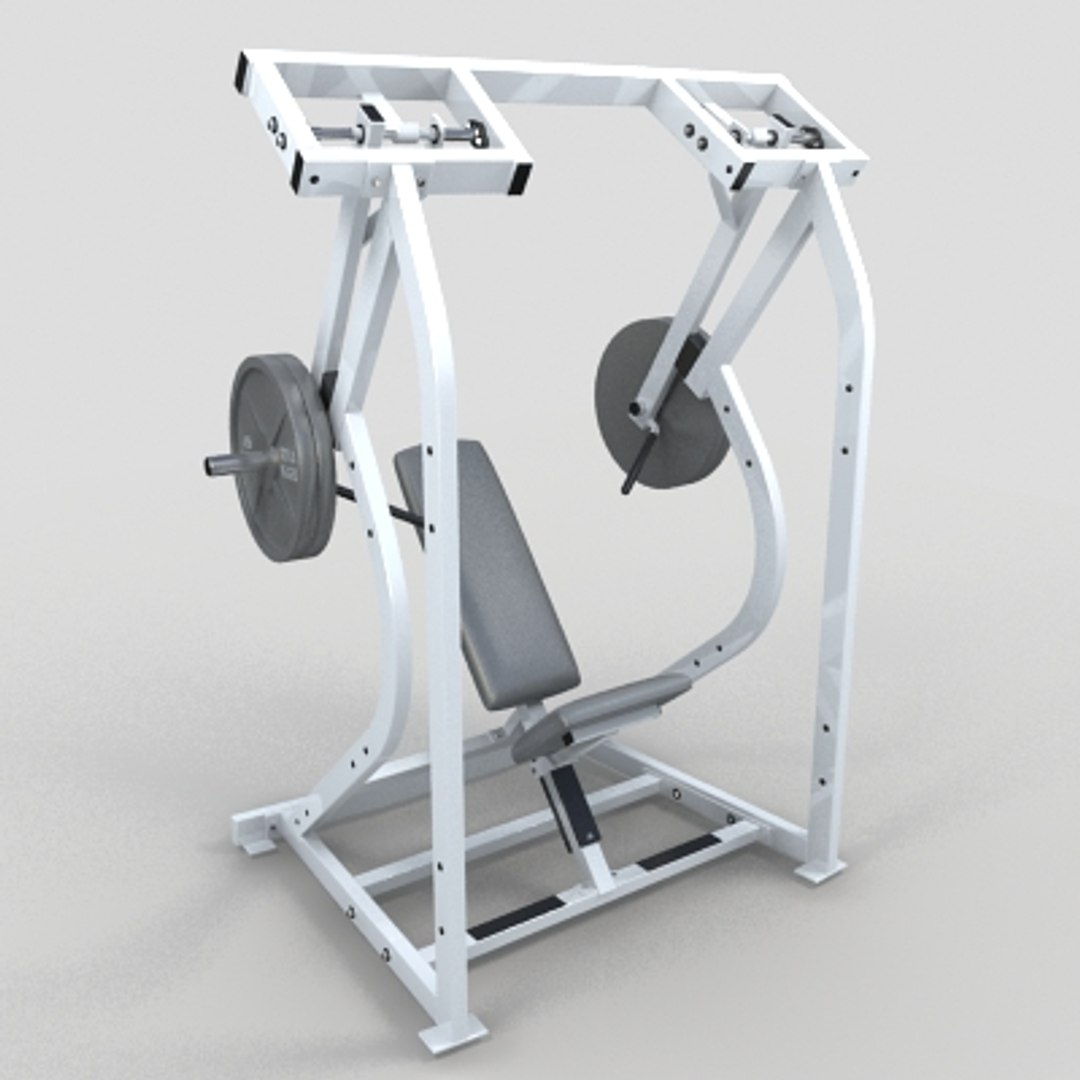 gym equipment machine weight 3d model