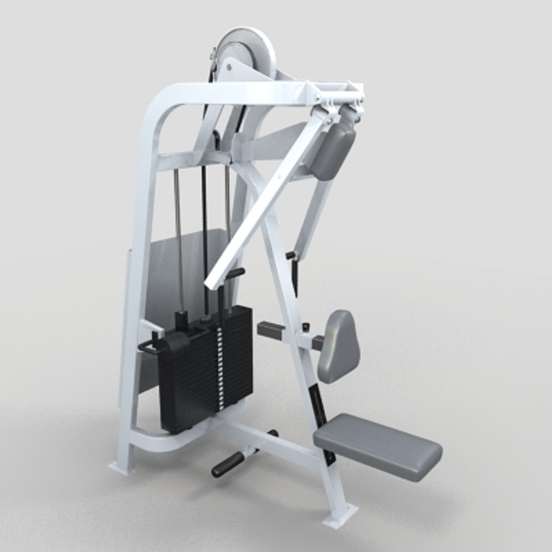 gym equipment machine weight 3d model