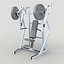 Gym Equipment Machine Weight 3d Model