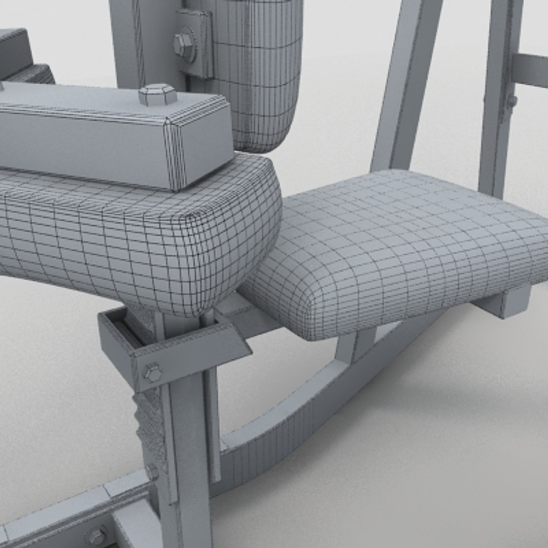 gym equipment machine weight 3d model