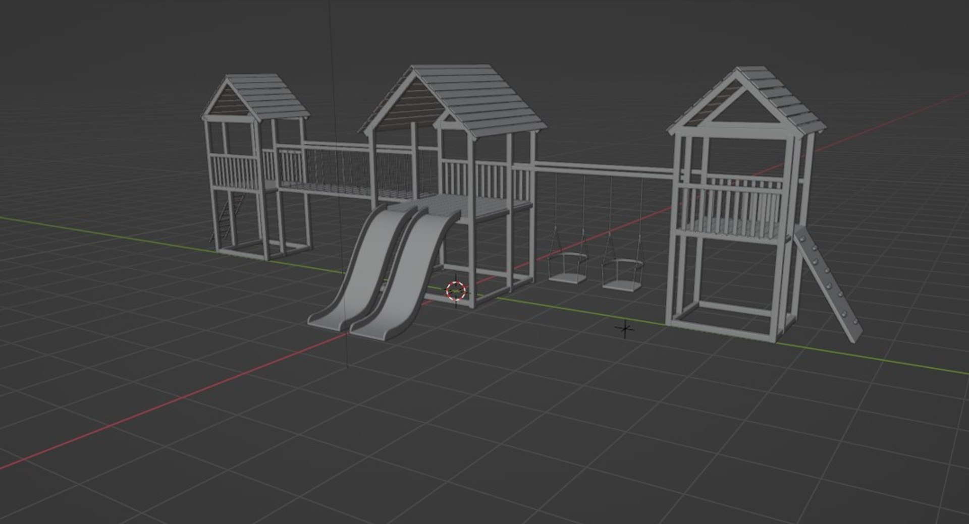 Playground Slides And Stairs 3D Model 3D - TurboSquid 2344228