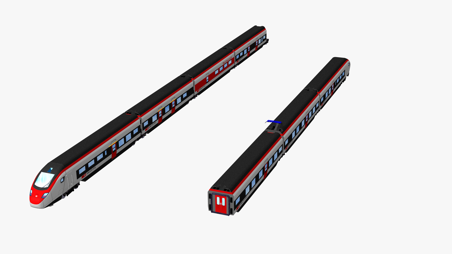 3D Model Rabe 501 Swiss Electric Passenger Train - TurboSquid 1990342