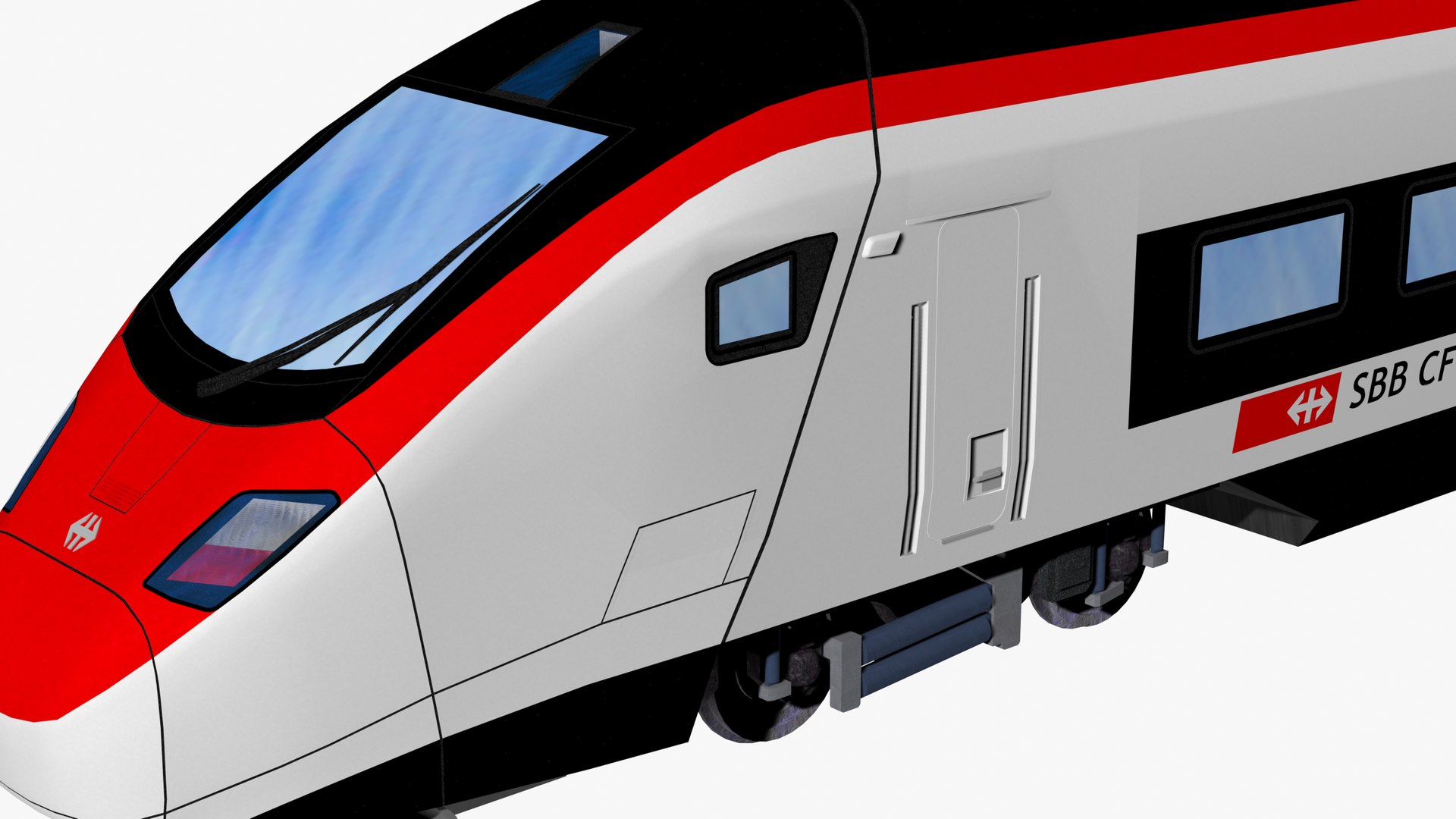 3D Model Rabe 501 Swiss Electric Passenger Train - TurboSquid 1990342