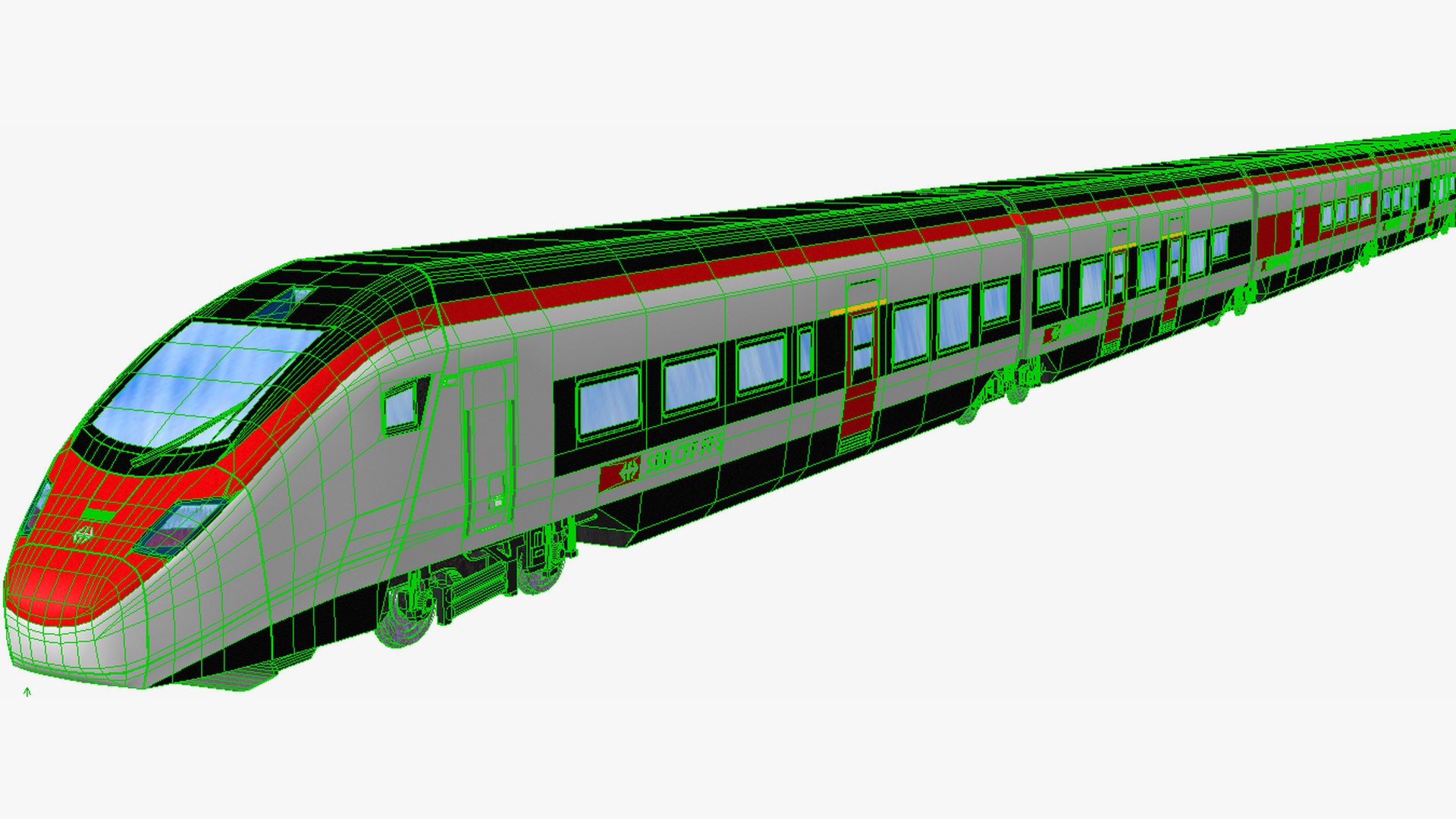3D Model Rabe 501 Swiss Electric Passenger Train - TurboSquid 1990342