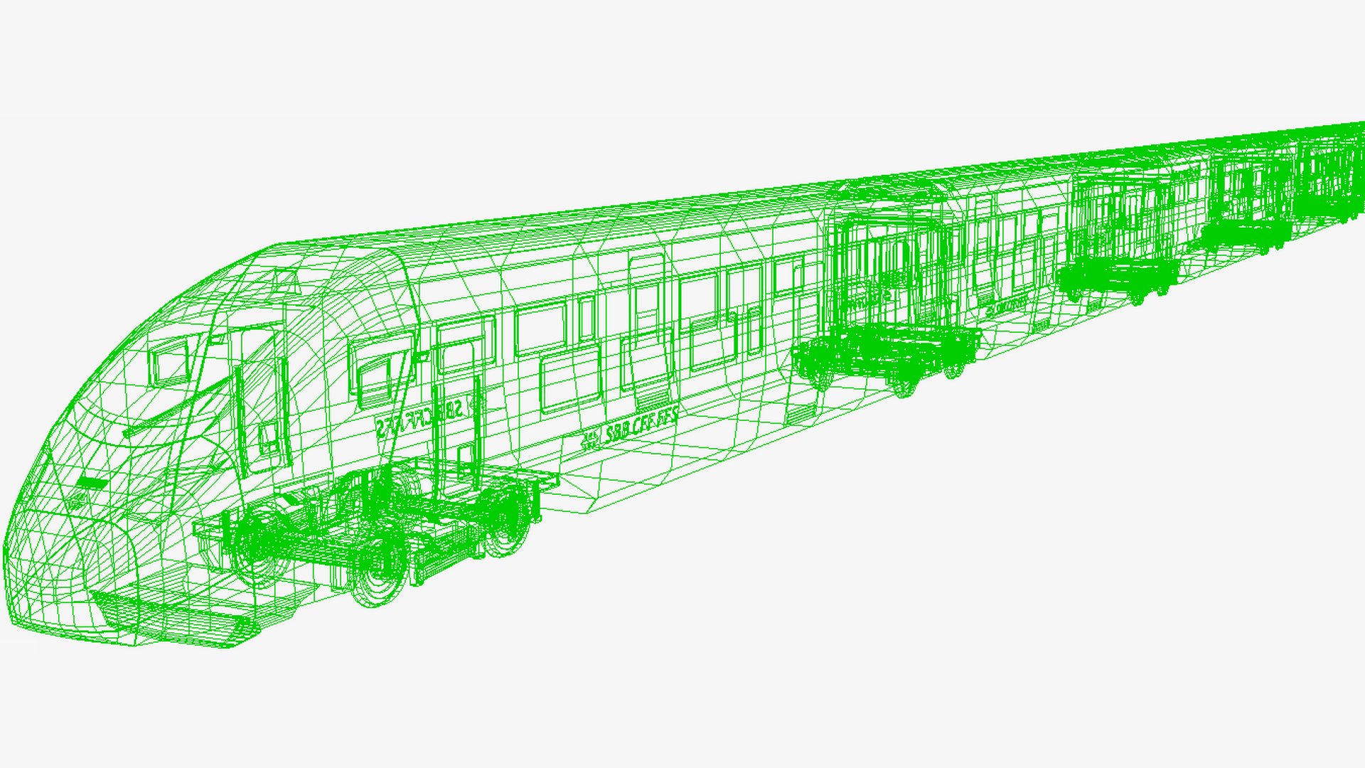 3D Model Rabe 501 Swiss Electric Passenger Train - TurboSquid 1990342