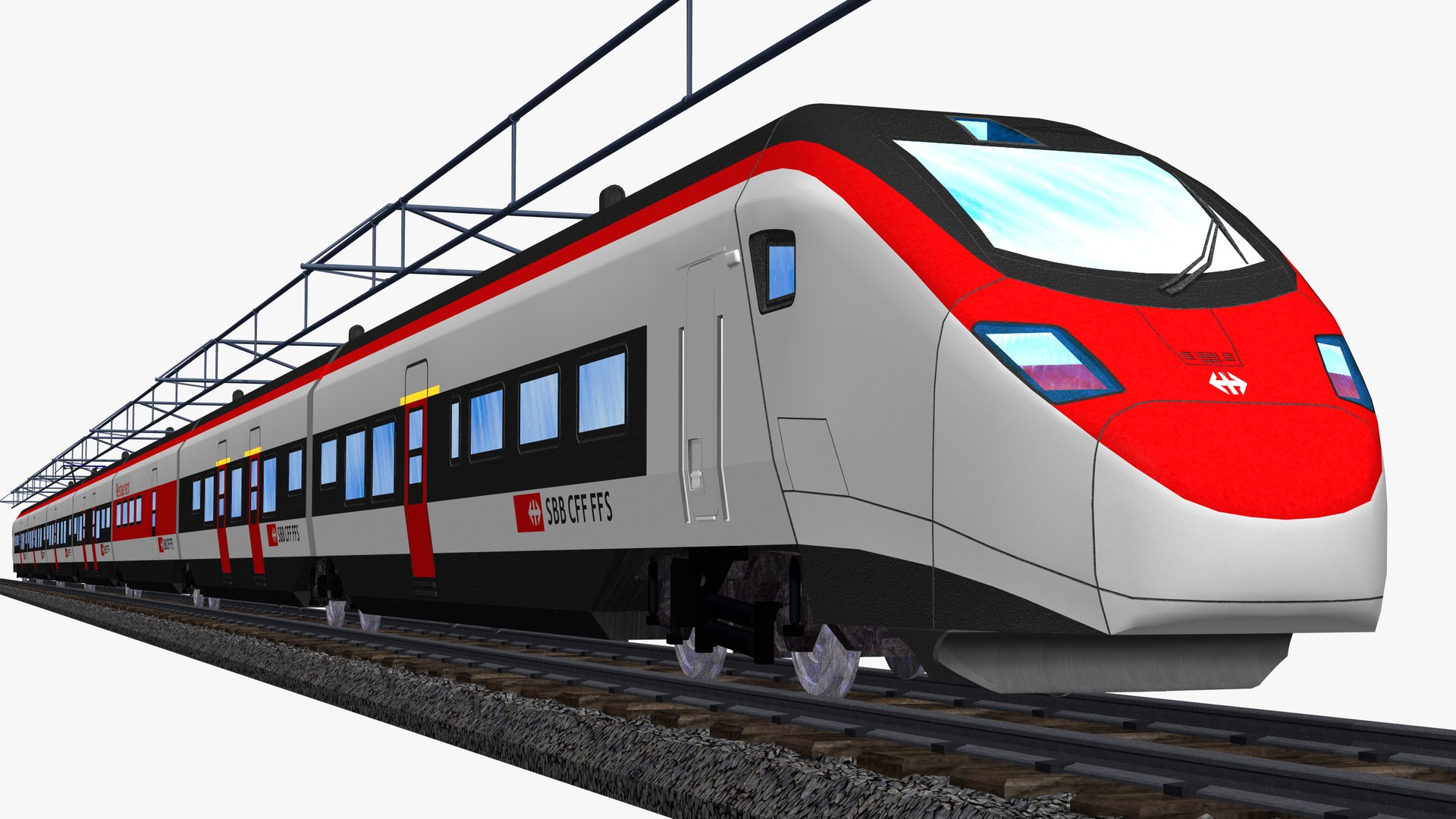 3D Model Rabe 501 Swiss Electric Passenger Train - TurboSquid 1990342