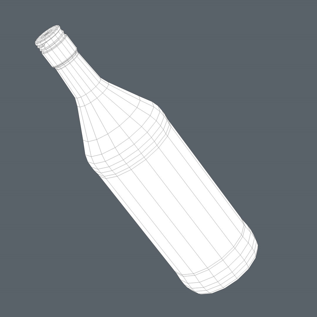 Bottle 100 Cl 1l Model - TurboSquid 1547405