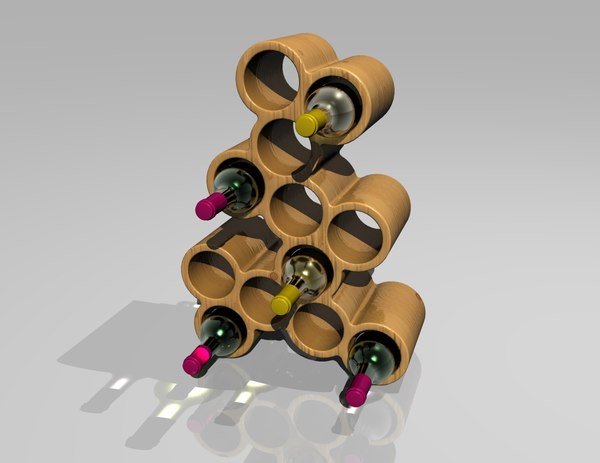Wine Rack 3D Models for Download | TurboSquid