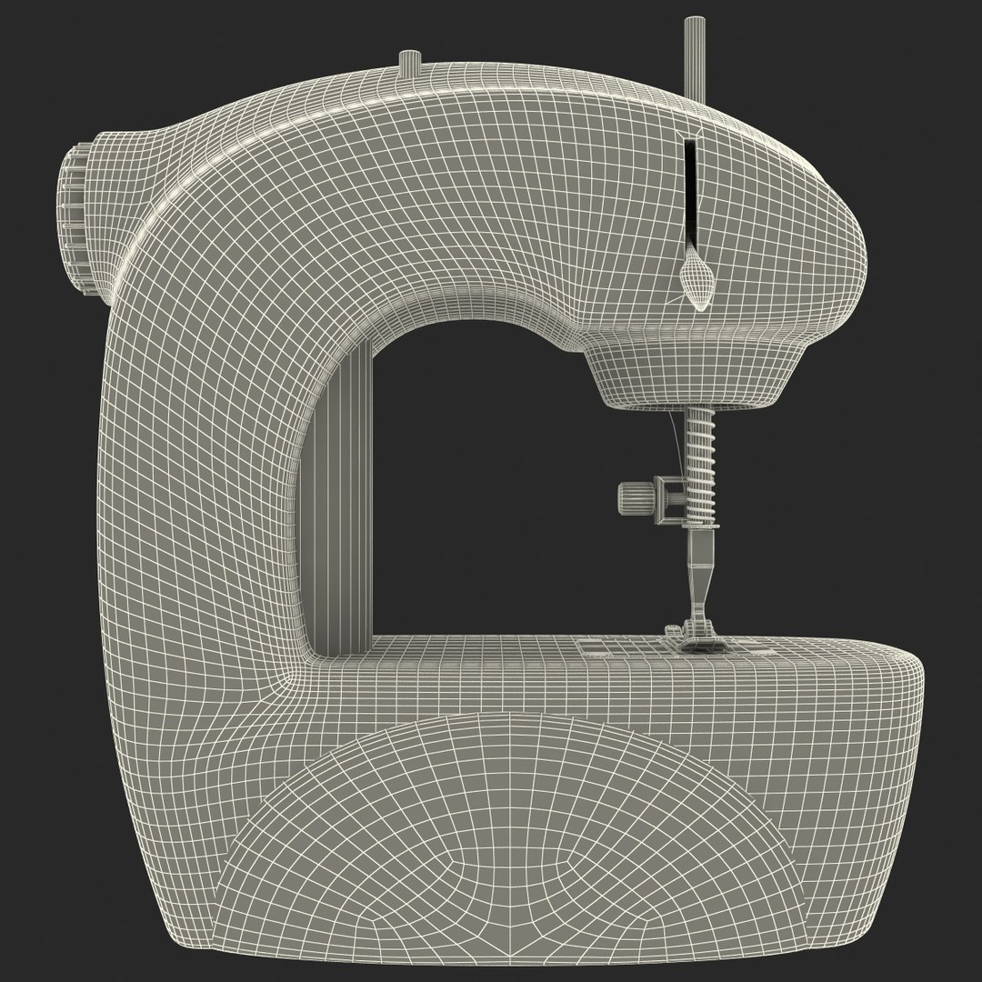 3d sewing machine 4 model