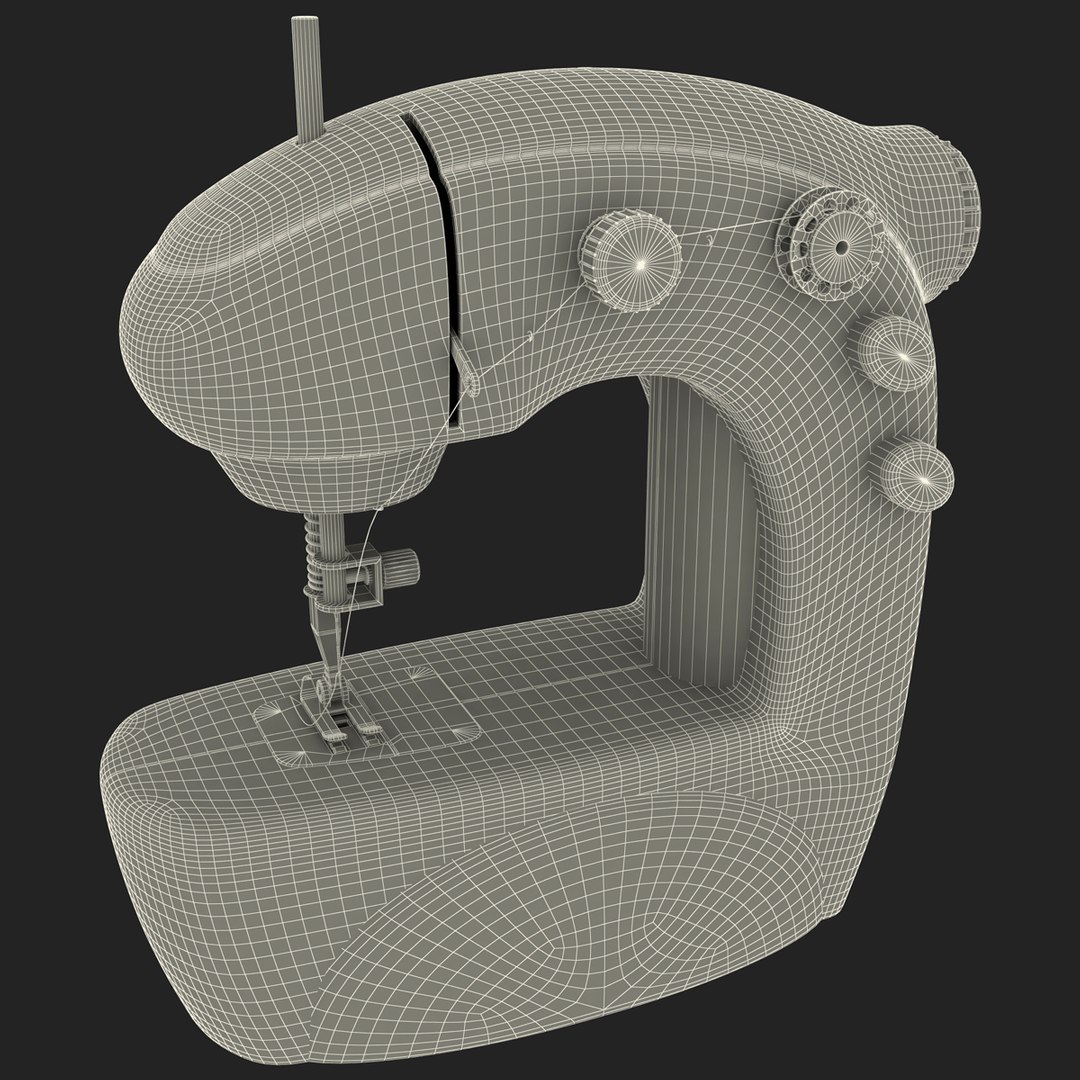 3d sewing machine 4 model