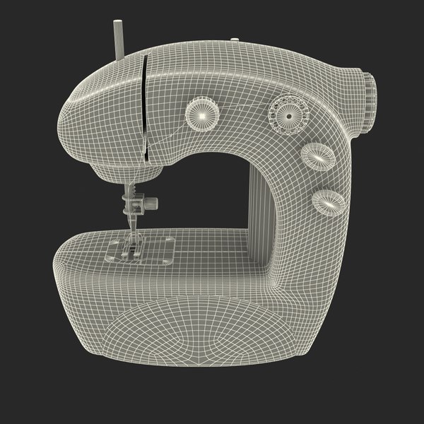 3d sewing machine 4 model
