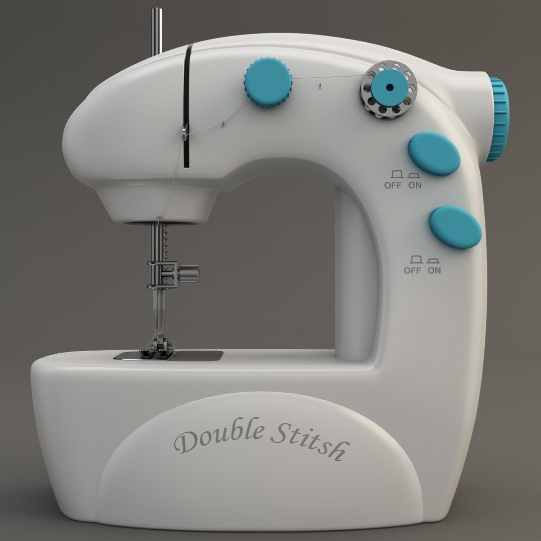 3d Sewing Machine 4 Model
