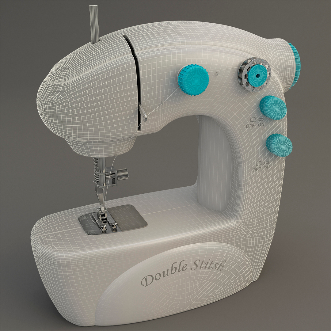 3d sewing machine 4 model