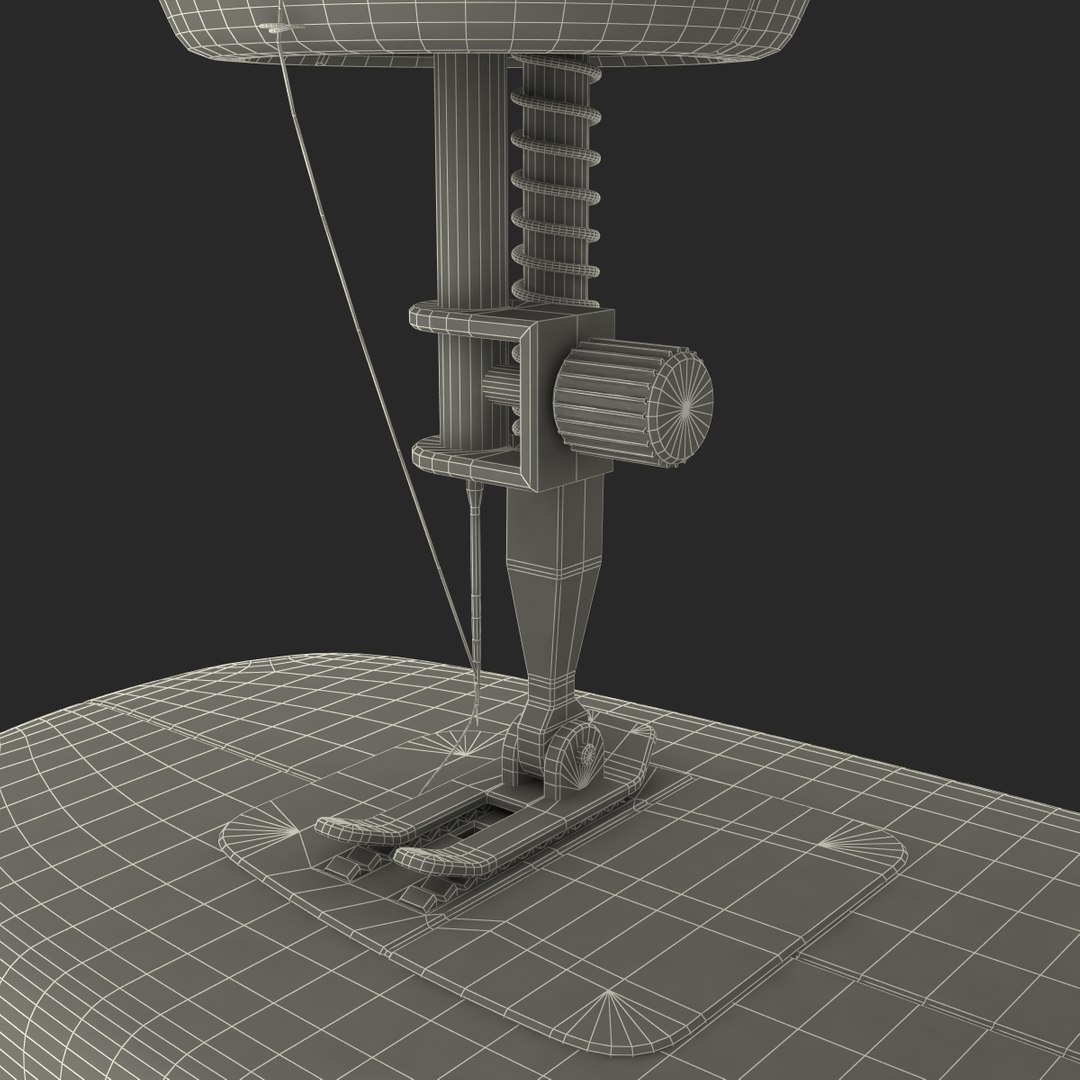 3d sewing machine 4 model