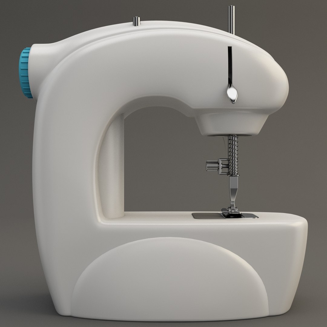 3d Sewing Machine 4 Model