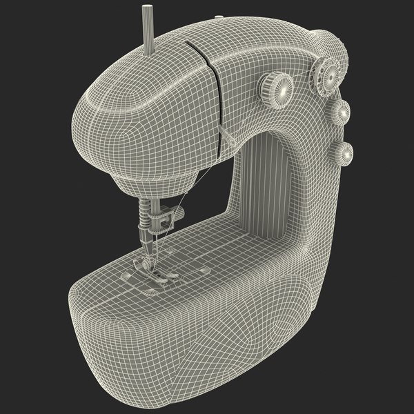 3d sewing machine 4 model