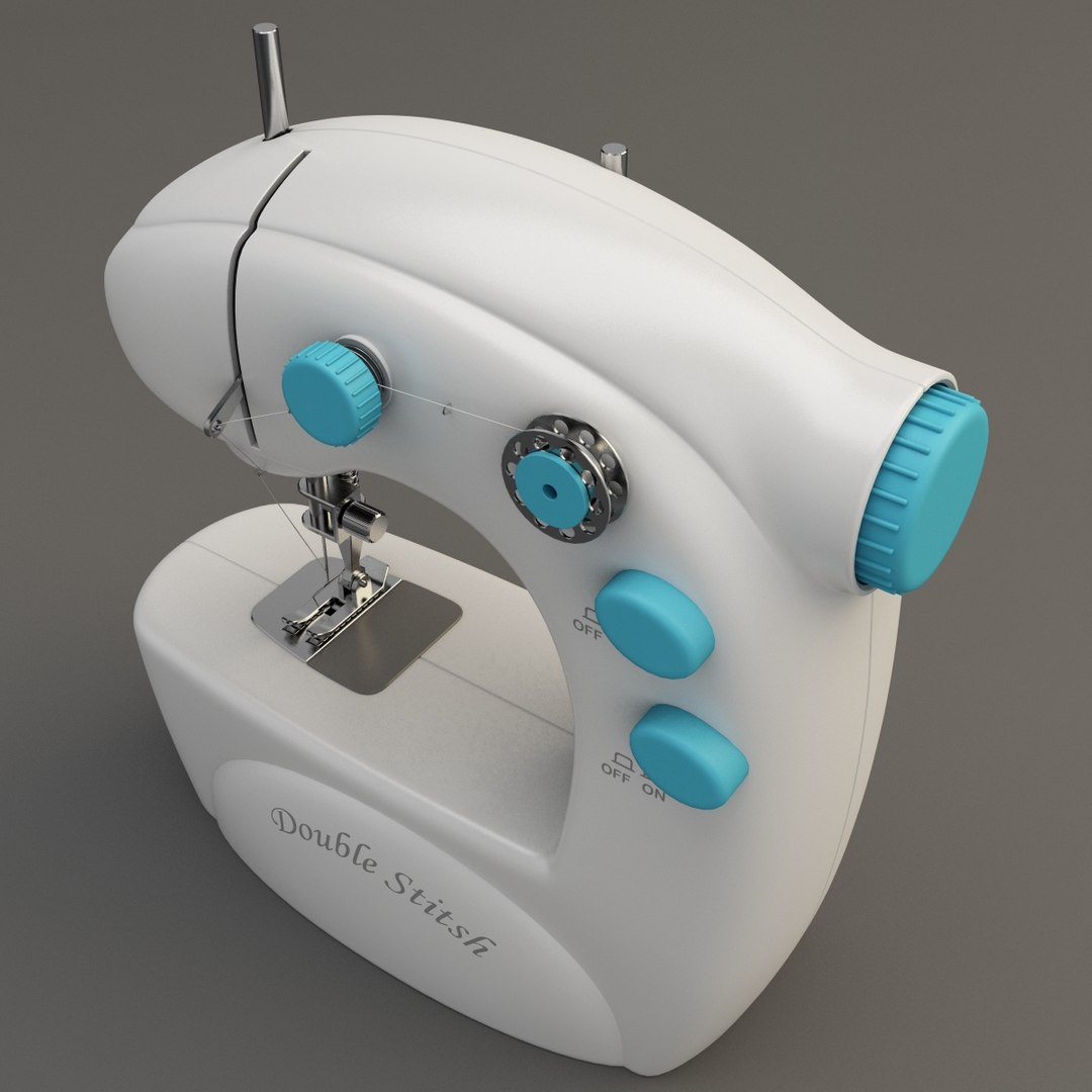 3d Sewing Machine 4 Model
