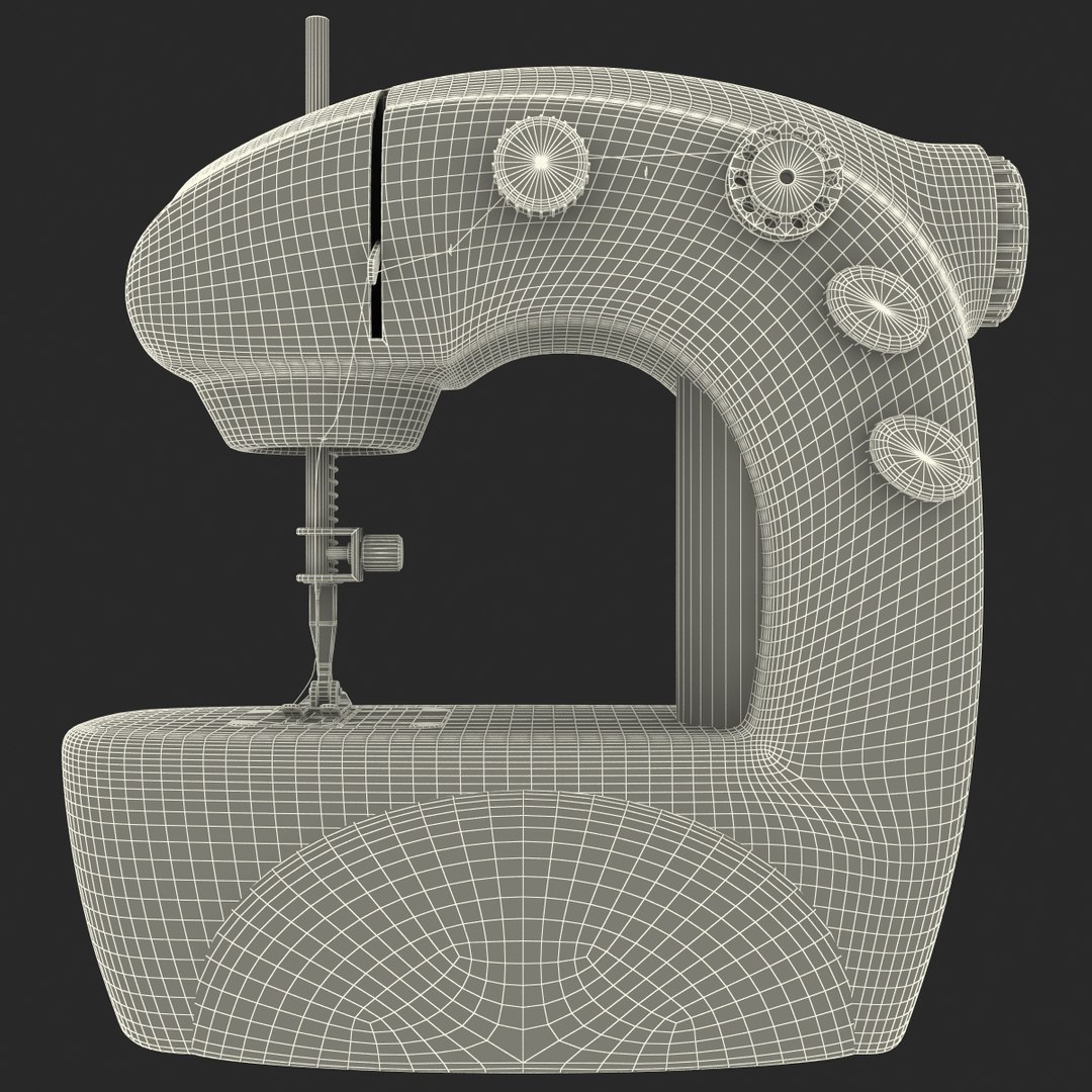 3d sewing machine 4 model