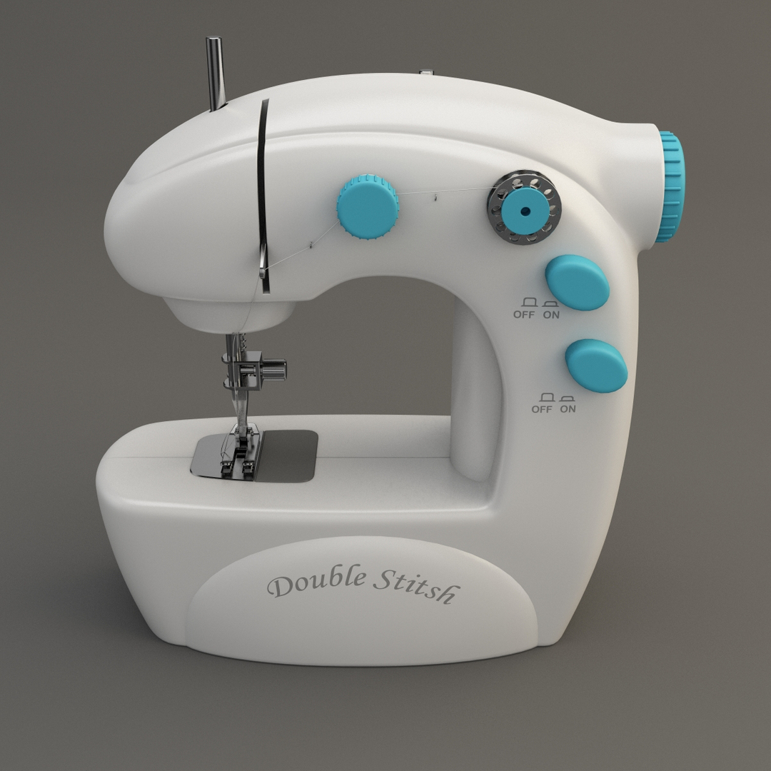 3d Sewing Machine 4 Model