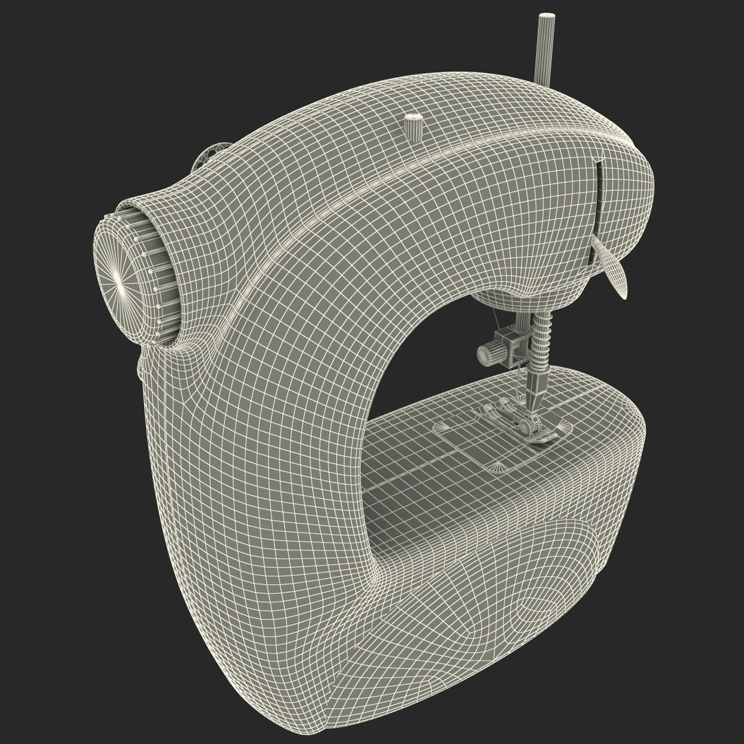 3d sewing machine 4 model