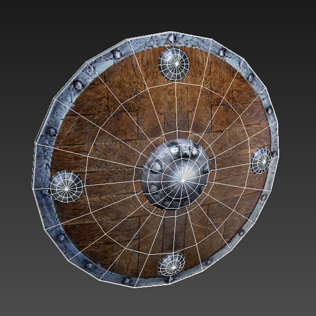 3d model shield