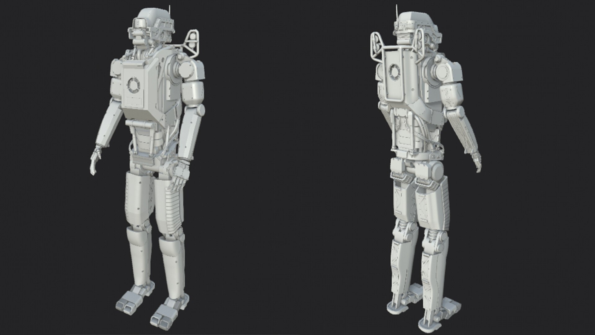 Elysium Droid Gold Skin - Bodyguard 3D Model - TurboSquid 2067466