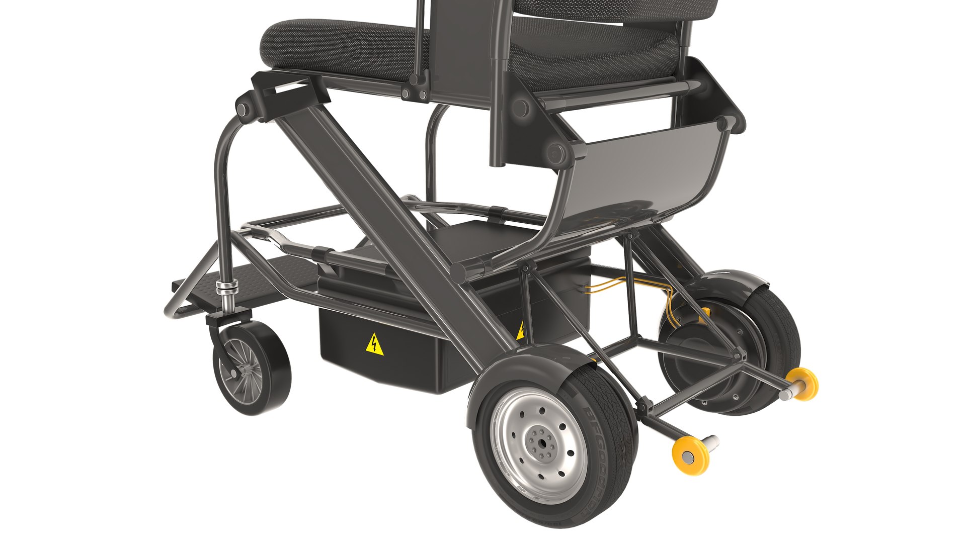3D Powered Wheelchair Model - TurboSquid 2280865