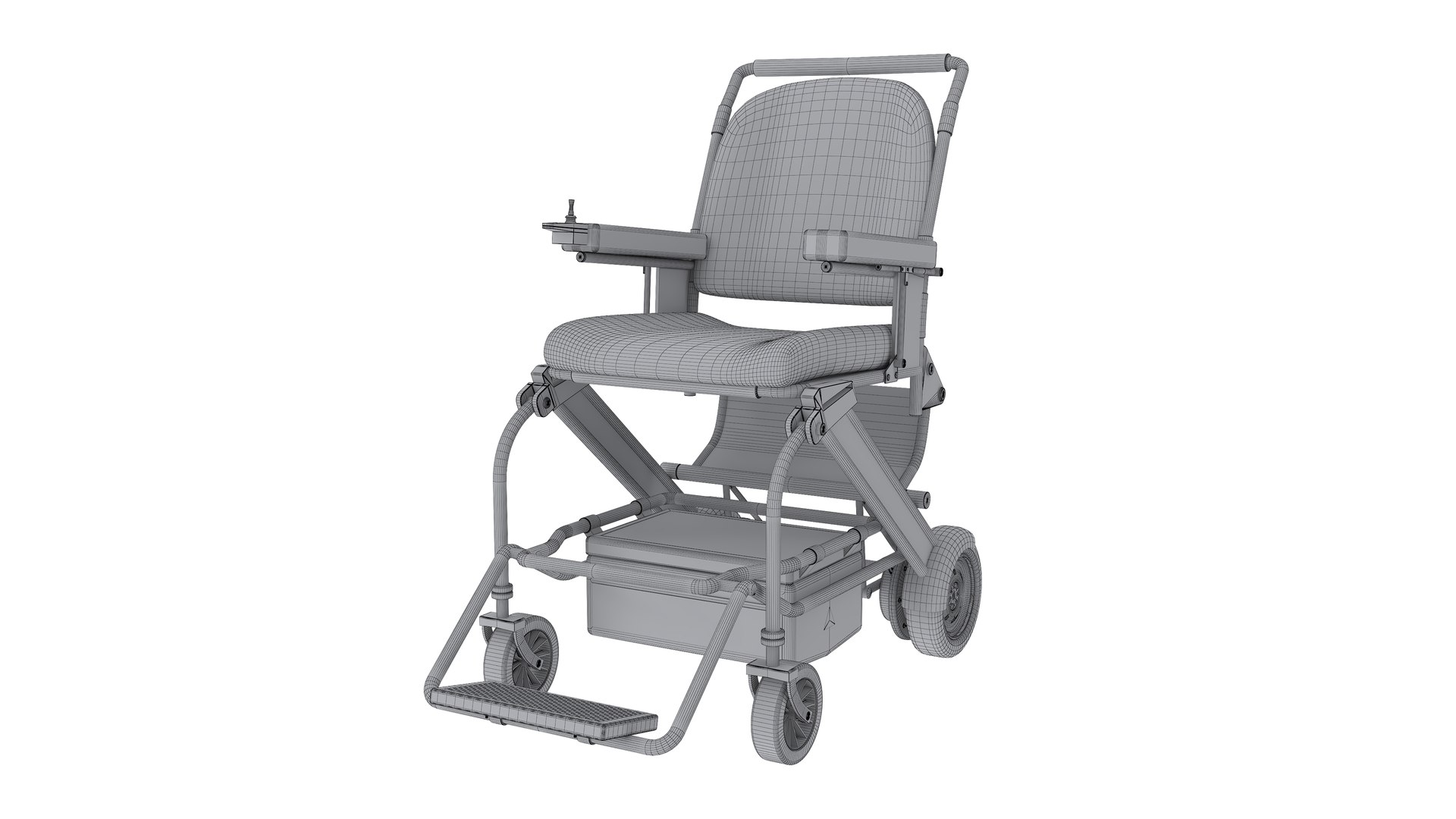 3D Powered Wheelchair Model - TurboSquid 2280865
