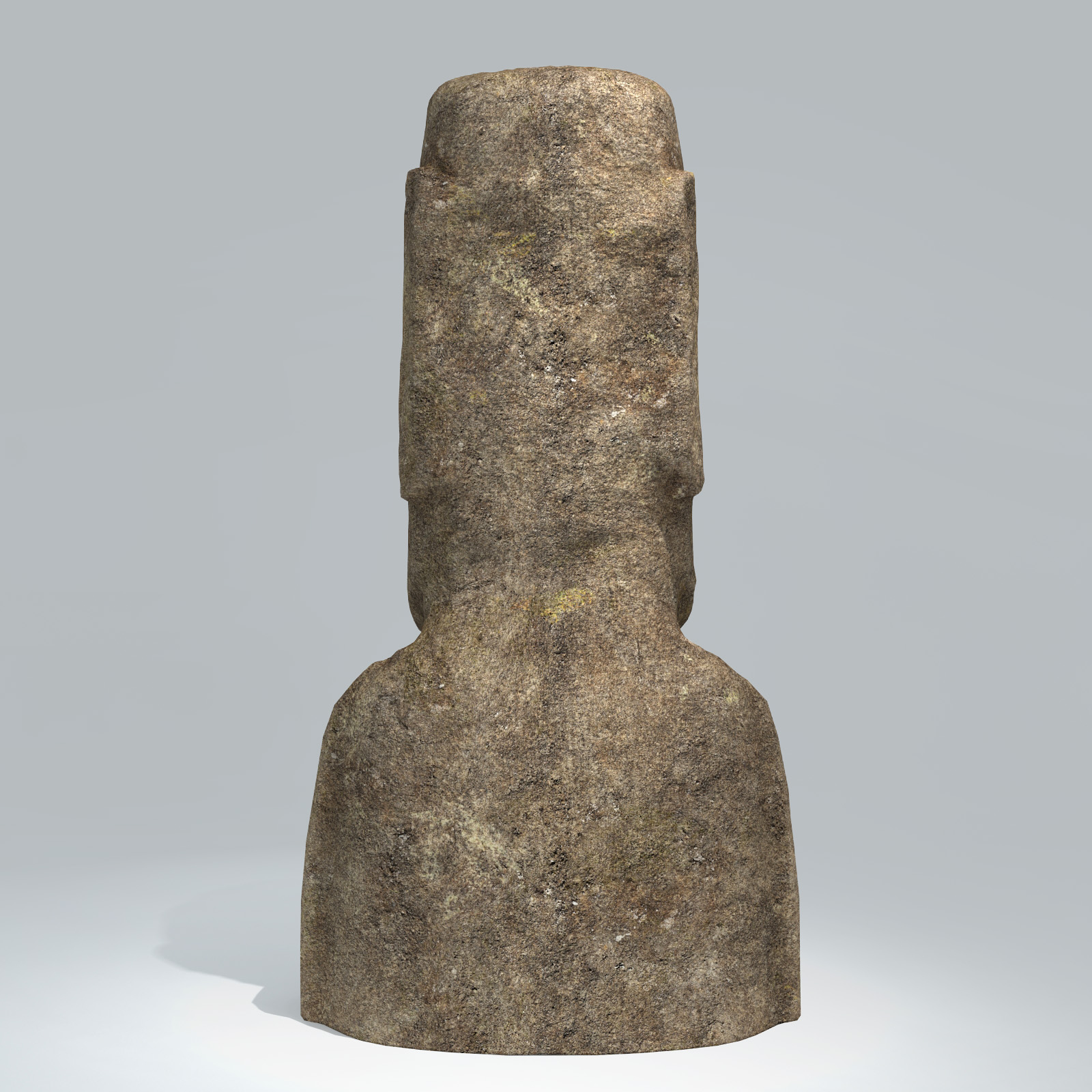 3d easter island moai statue model