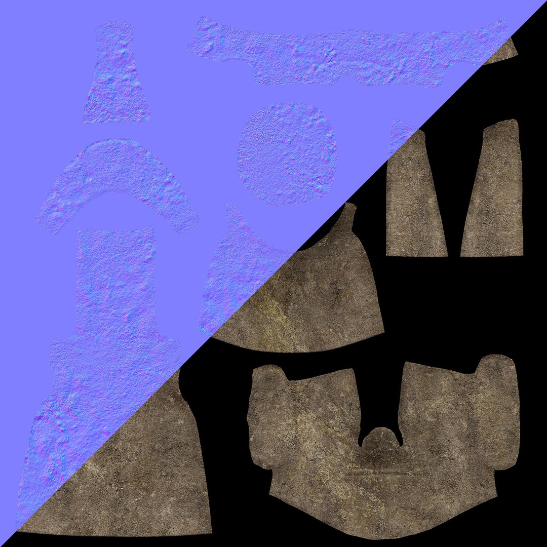 3d Easter Island Moai Statue Model