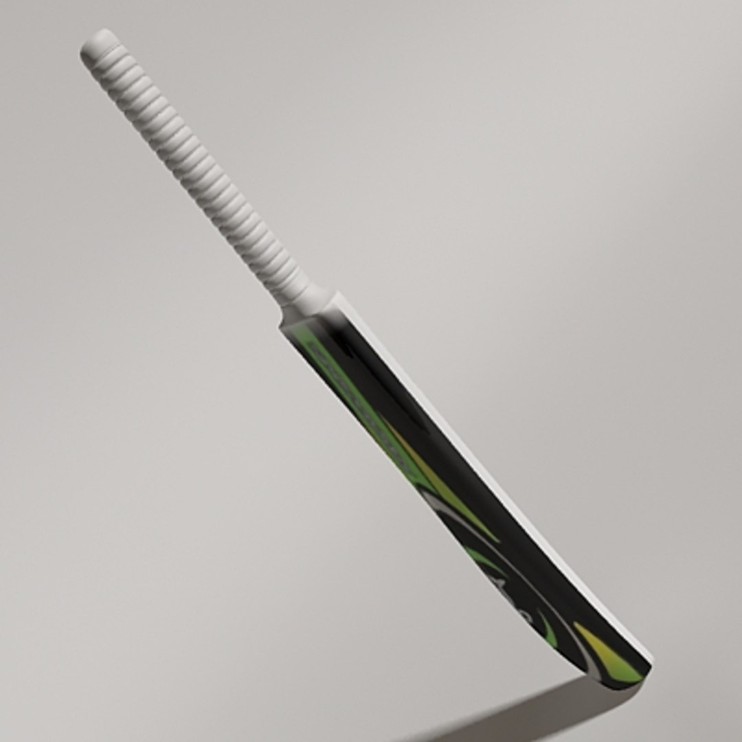 3d cricket bat model