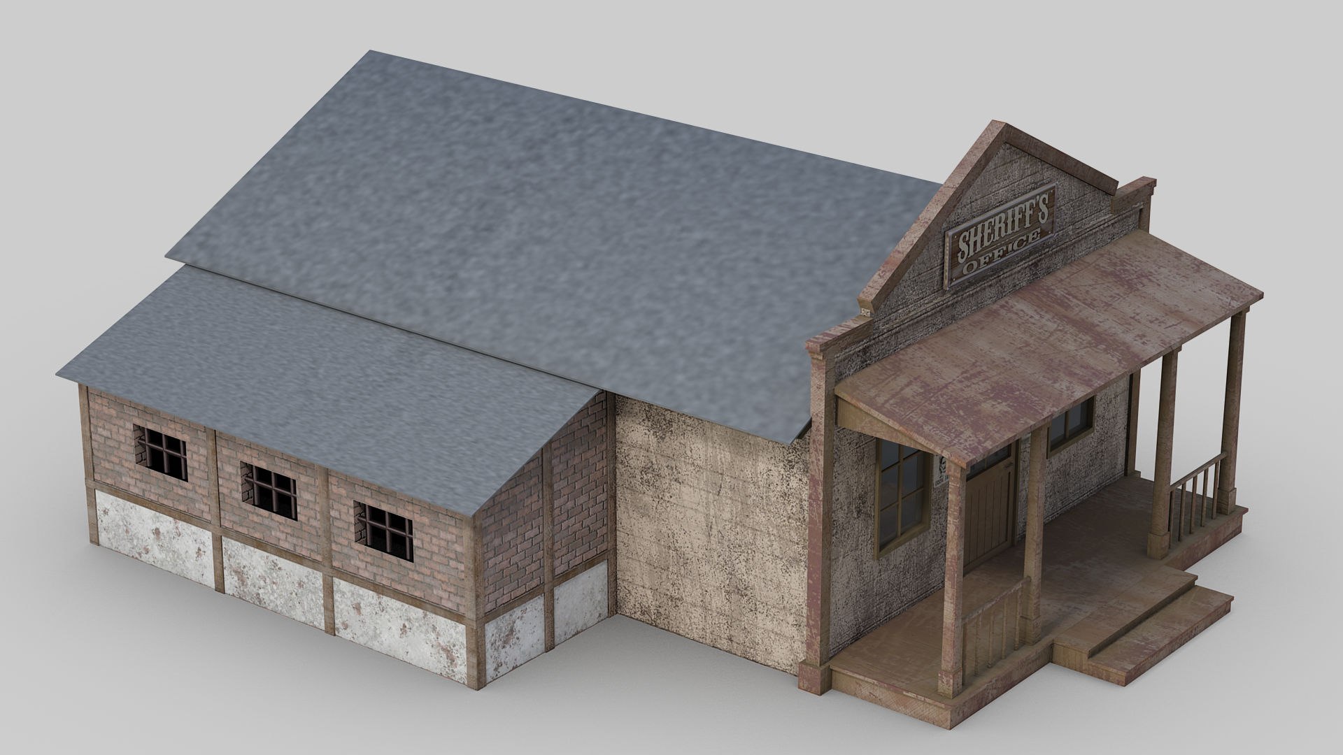 3D Sheriff Office - TurboSquid 2215876