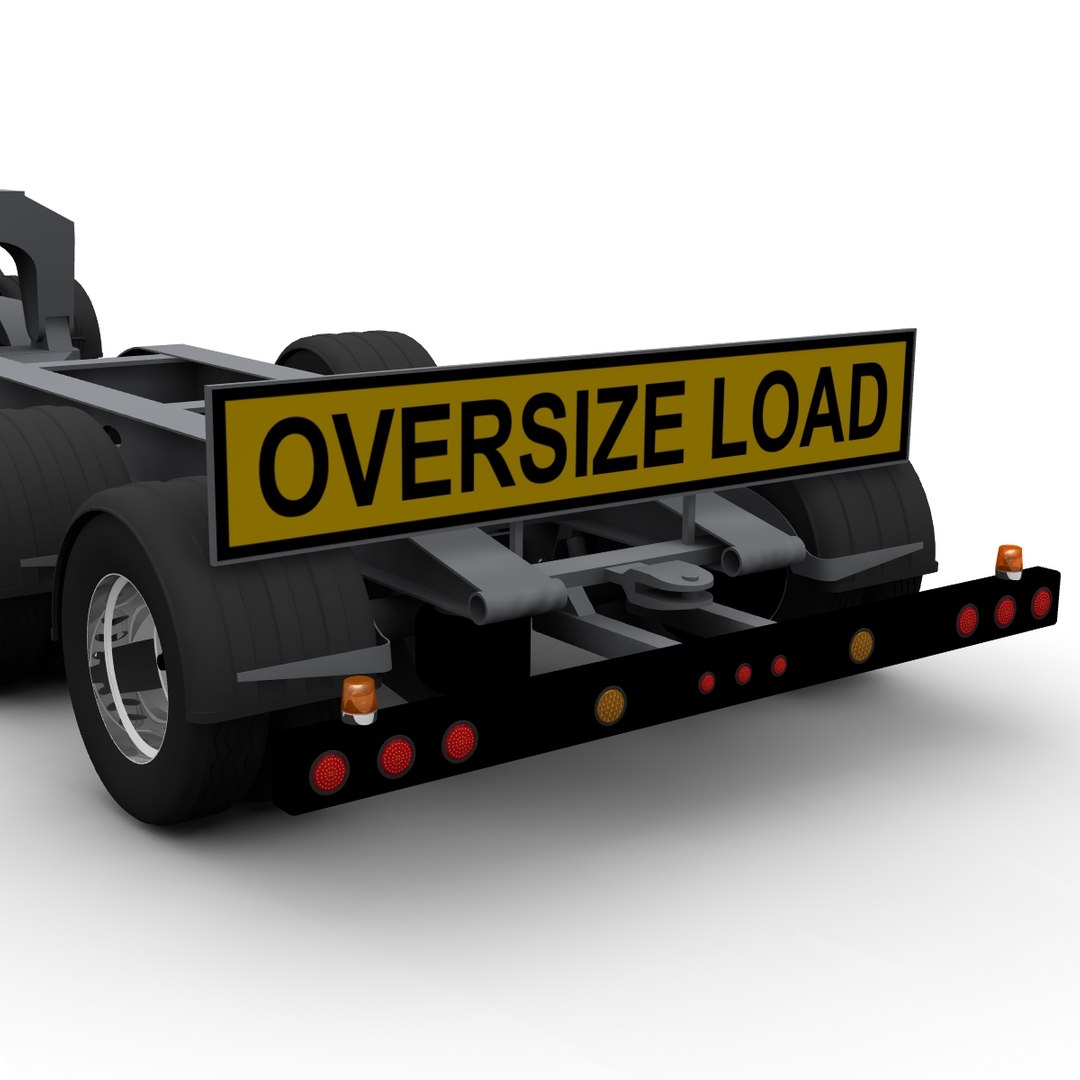 trailer load 3d model