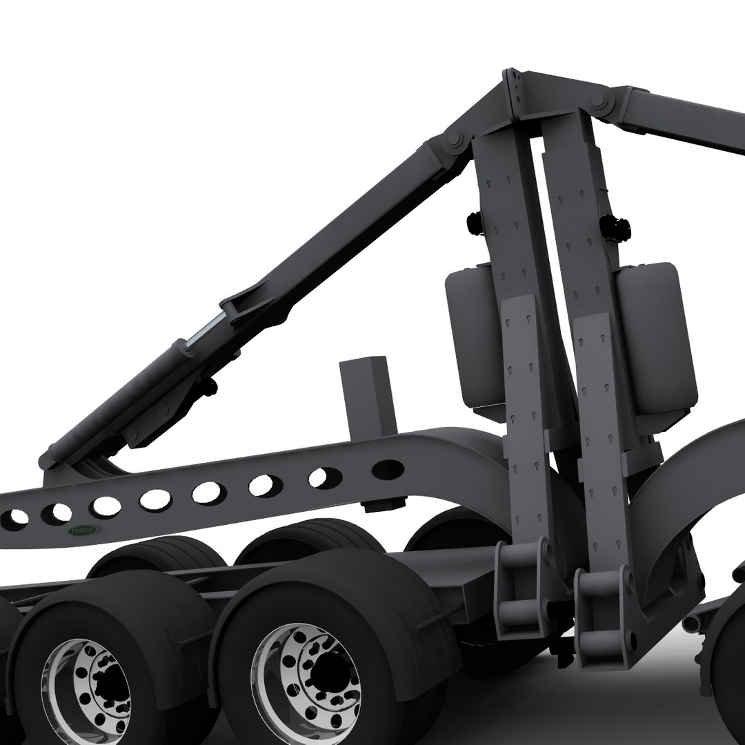 trailer load 3d model