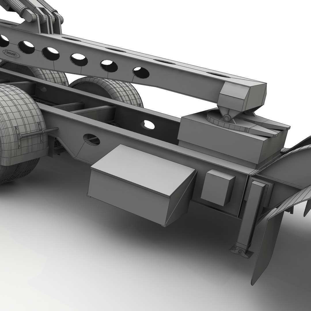 trailer load 3d model