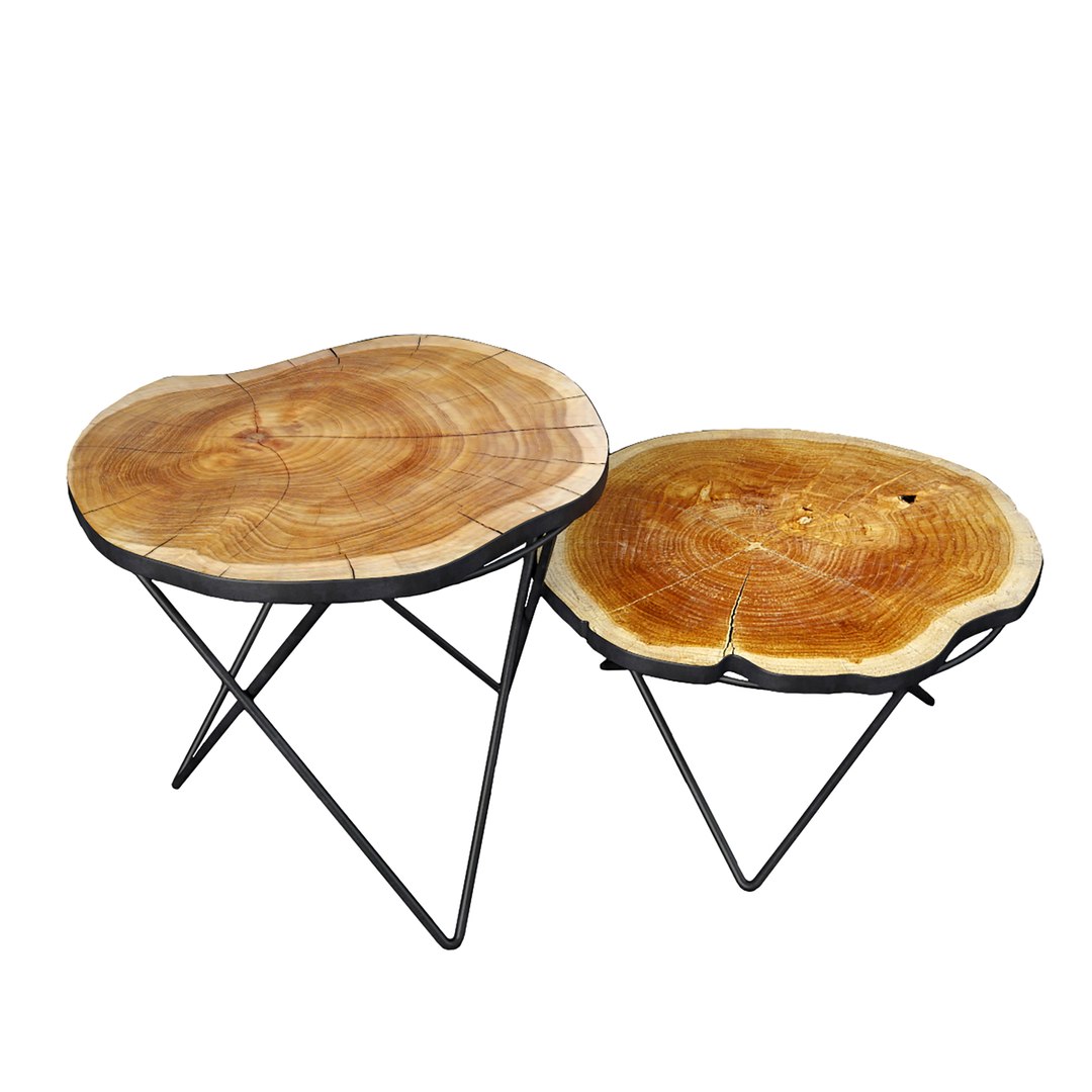 3D Organic Teak Root Tables Model - TurboSquid 2120286