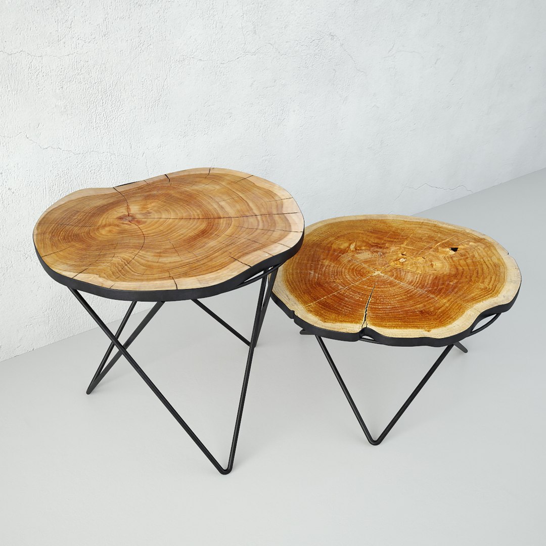 3D Organic Teak Root Tables Model - TurboSquid 2120286