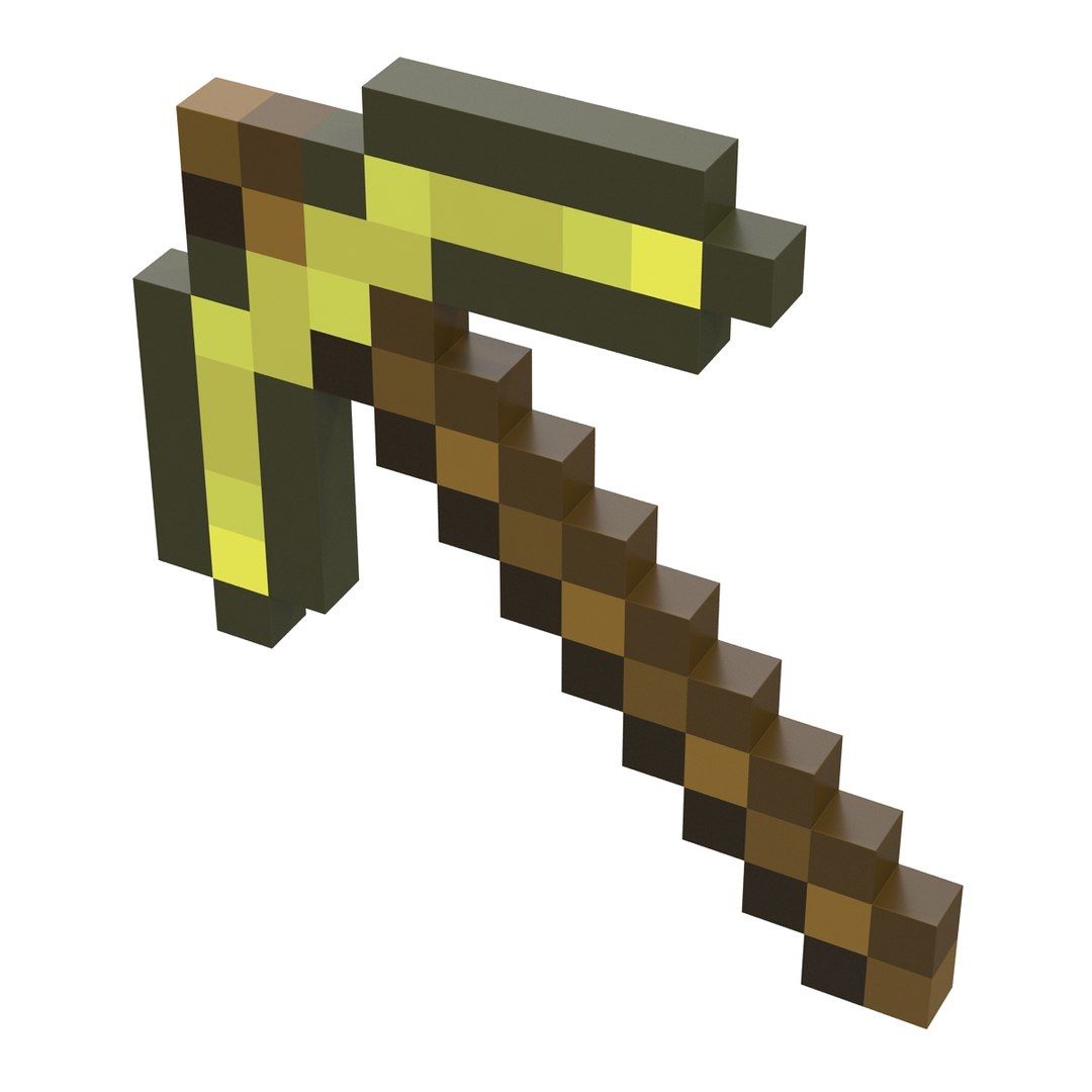 minecraft pickaxe golden max