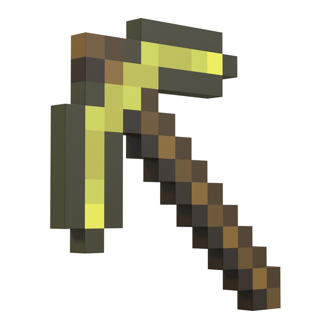 minecraft pickaxe golden max