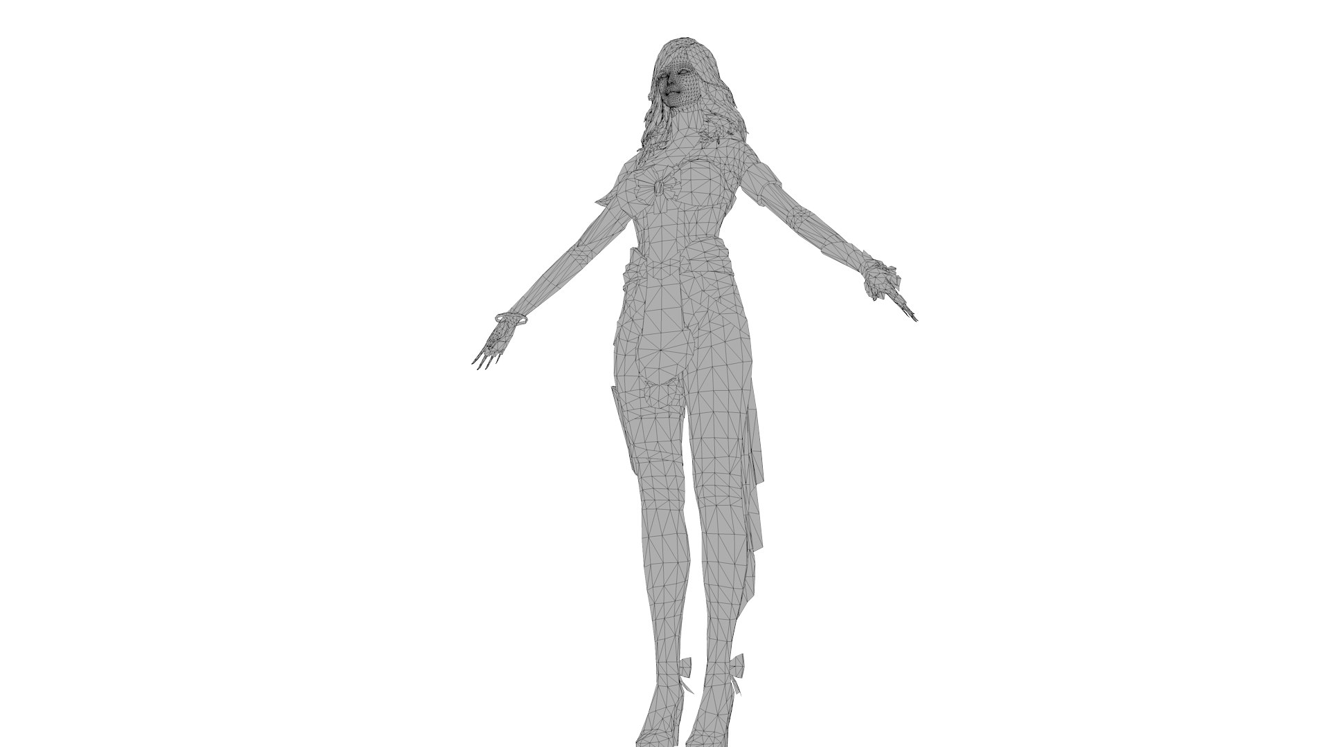 Warrior Woman Model 3D Model - TurboSquid 2368939